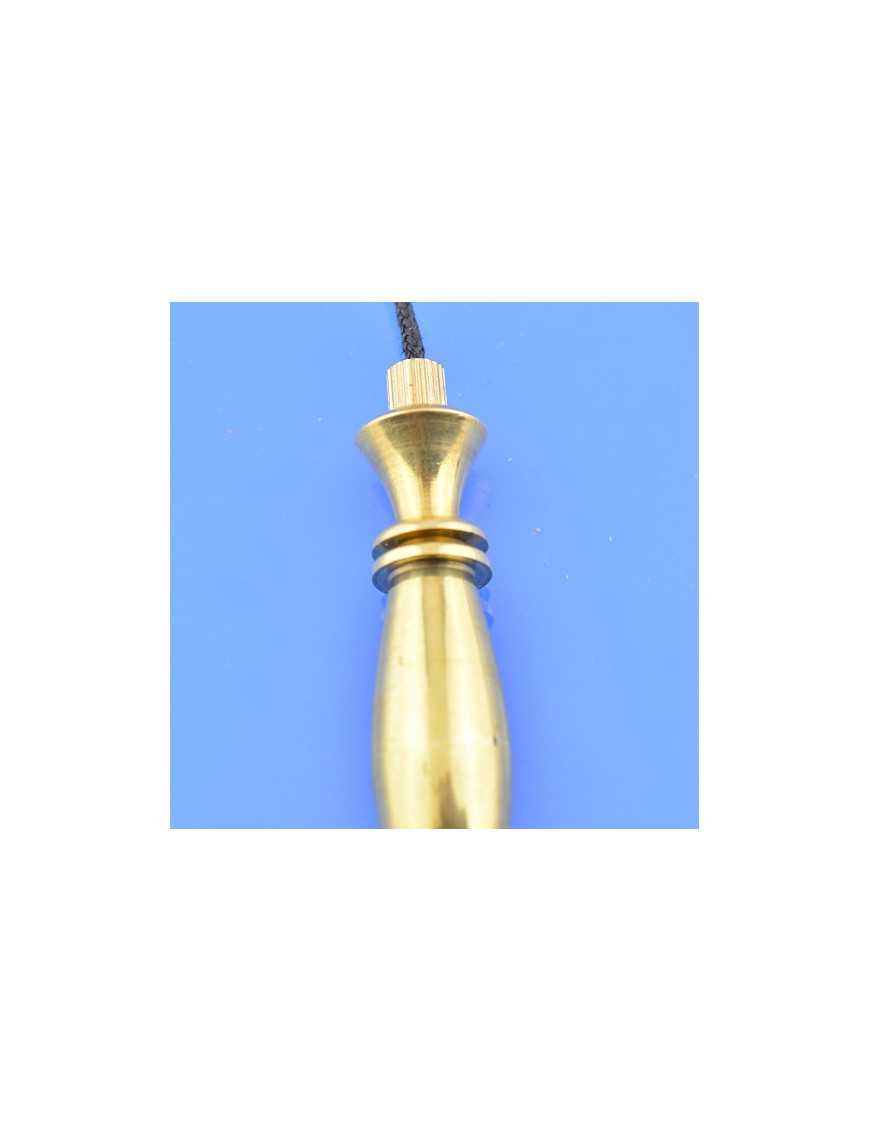 Pendule divinatoire égyptien en métal avec fil