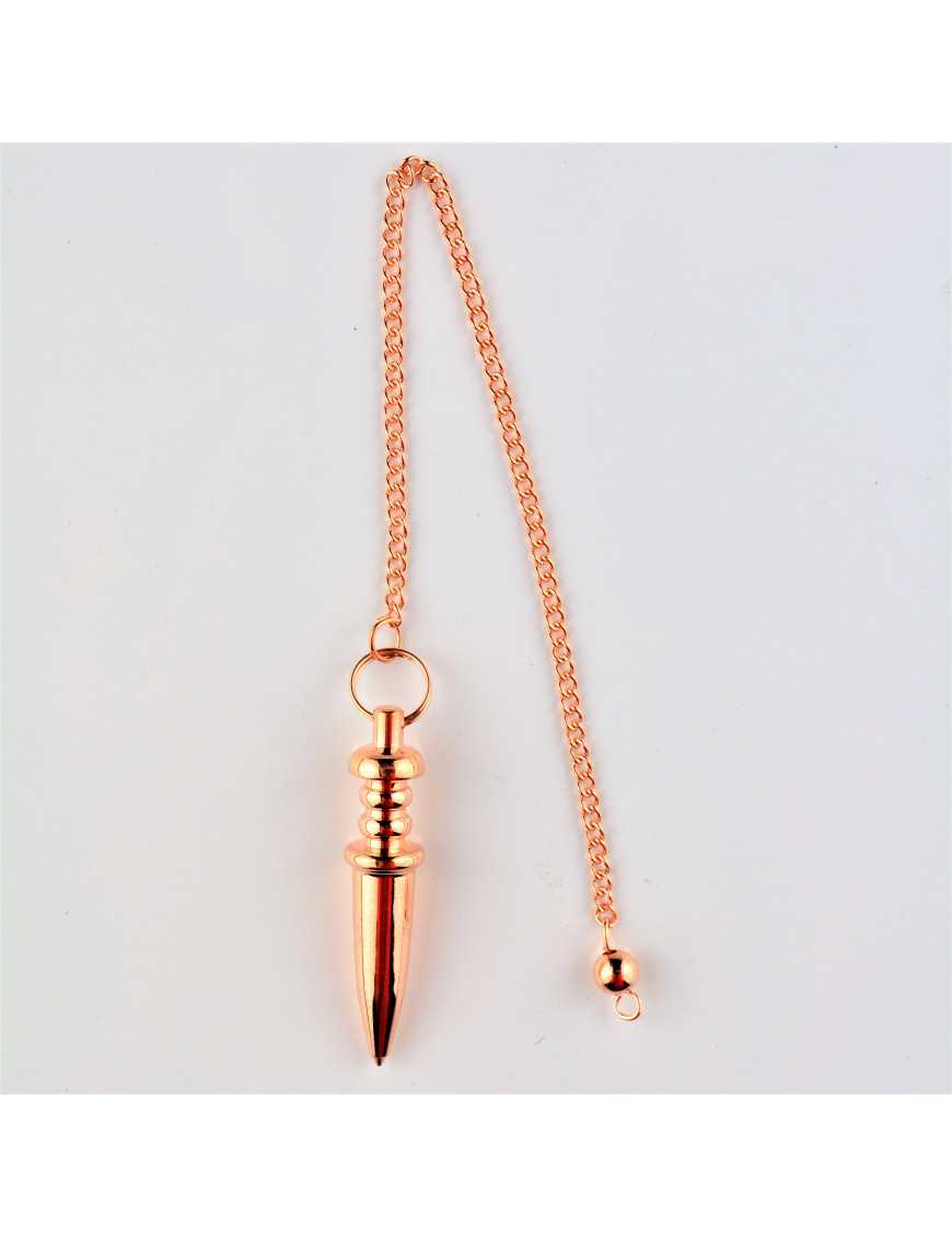Pendule divinatoire métal Egyptien avec chaine